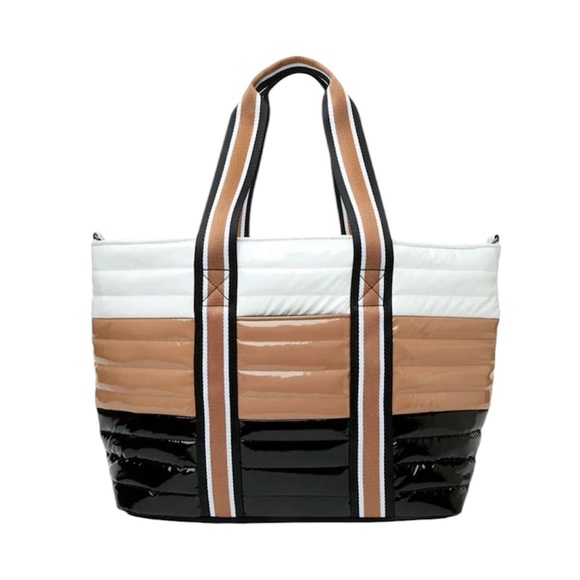 THINK ROYLN | Bags | Think Rolyn Wingman Multi Color Block Nude Ivory ...